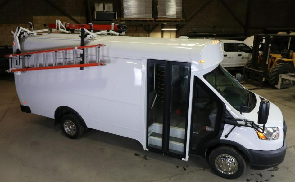 2017 MICRO BIRD/FORD TRANSIT- CUSTOMIZED TRADESMAN VEHICLE | Legacy Bus ...